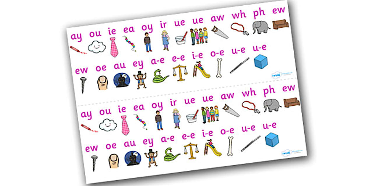 Phase 5 Sound Strips (teacher made) - Twinkl