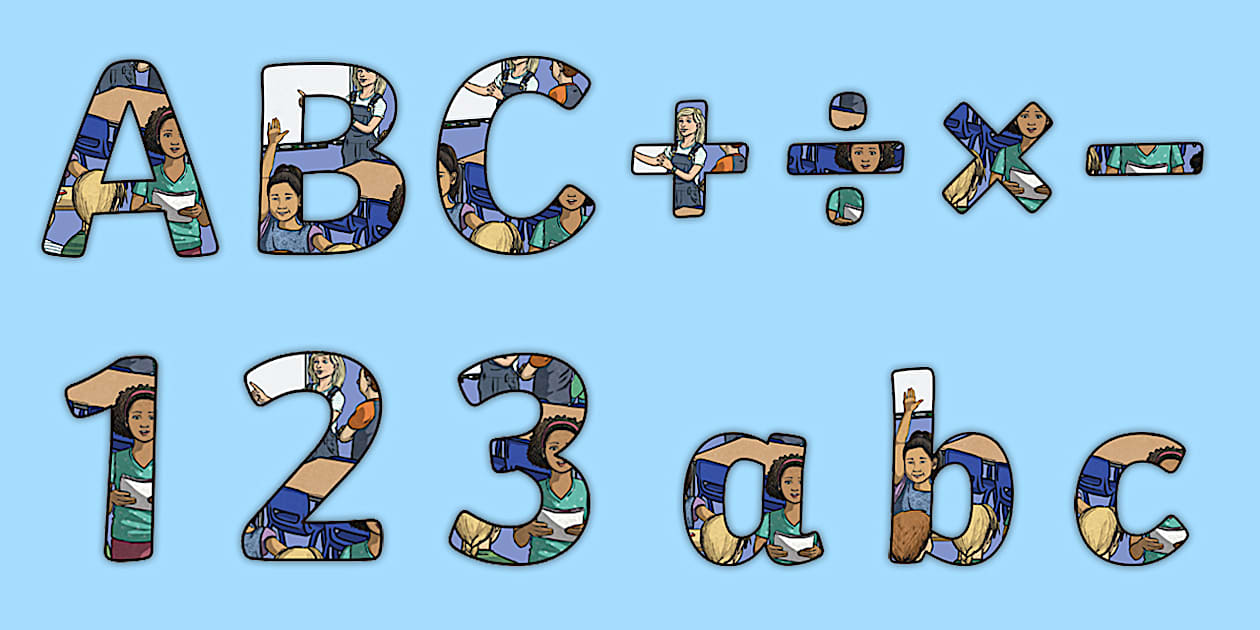 Confident Individuals Display Lettering (Teacher-Made)