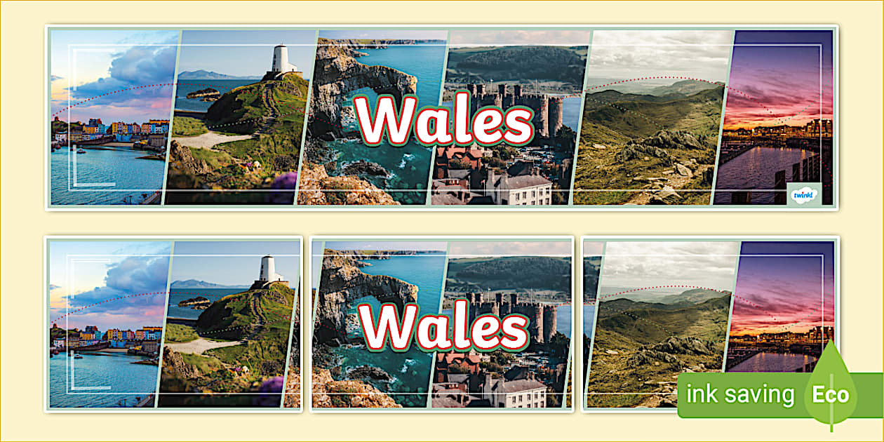 Wales Photo Display Banner (teacher made) - Twinkl