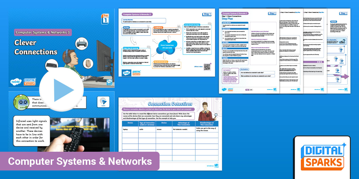 Digital Sparks: Computer Systems and Networks 3: Step 1