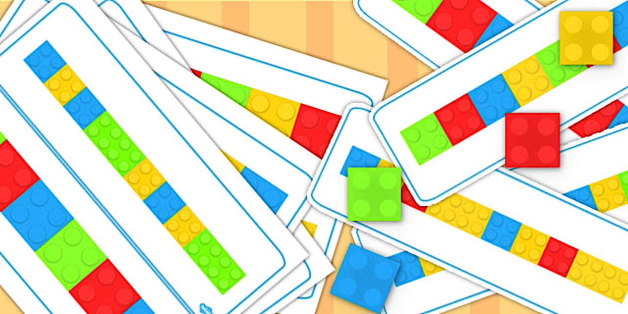 Block Colour Matching Cards Set 3 (teacher made) - Twinkl