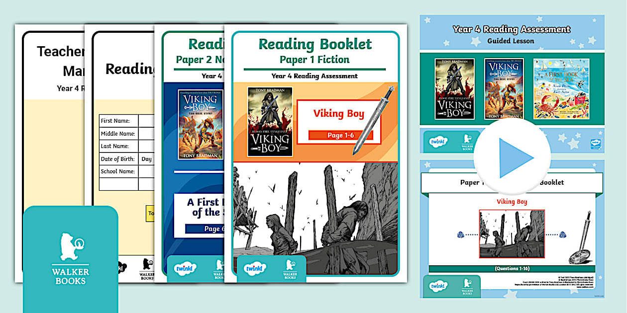 Year 4 2022-2023 Reading Assessment Pack - Twinkl