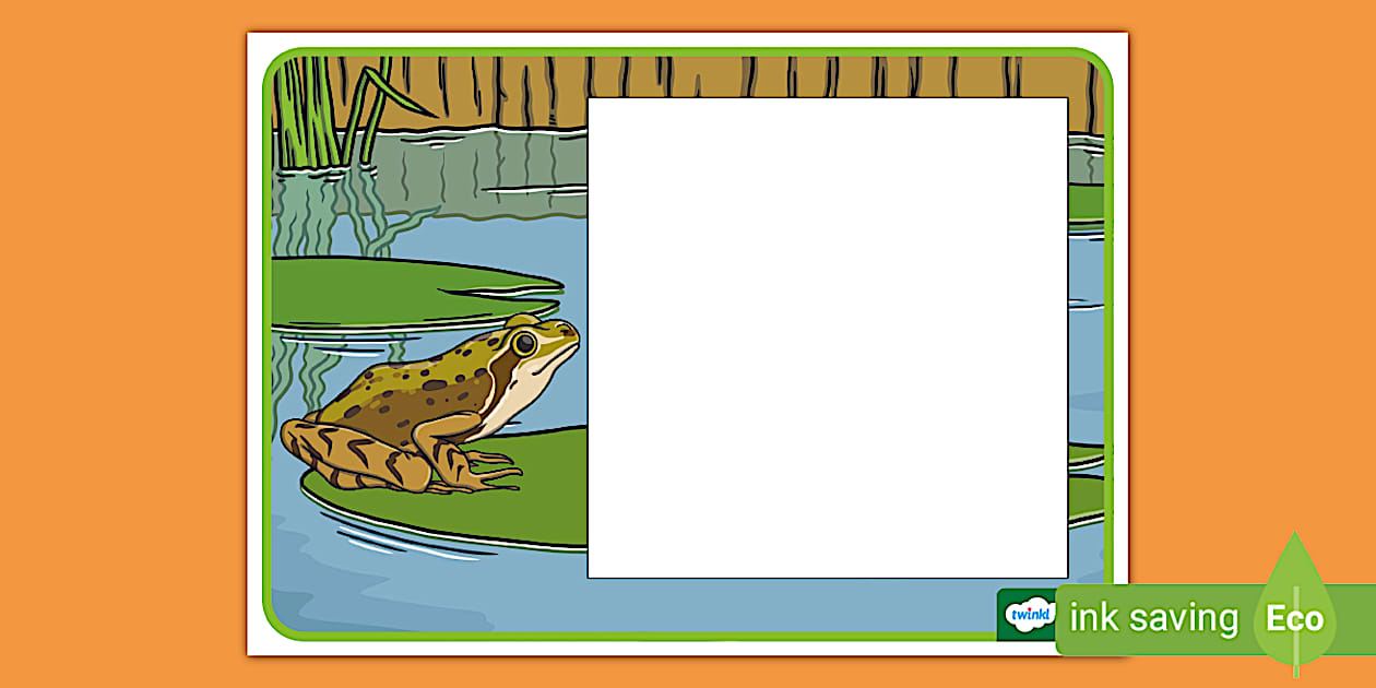 Frog Photo Frame (teacher made) - Twinkl