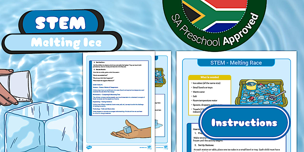 Preschool: STEM- Melting Race