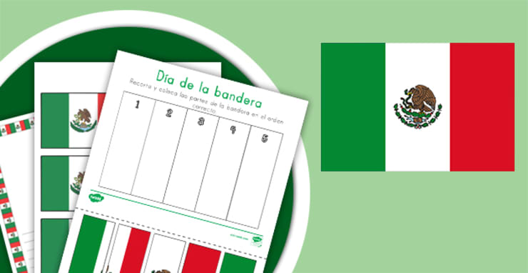 24 de febrero - Día de la Bandera de México - Twinkl