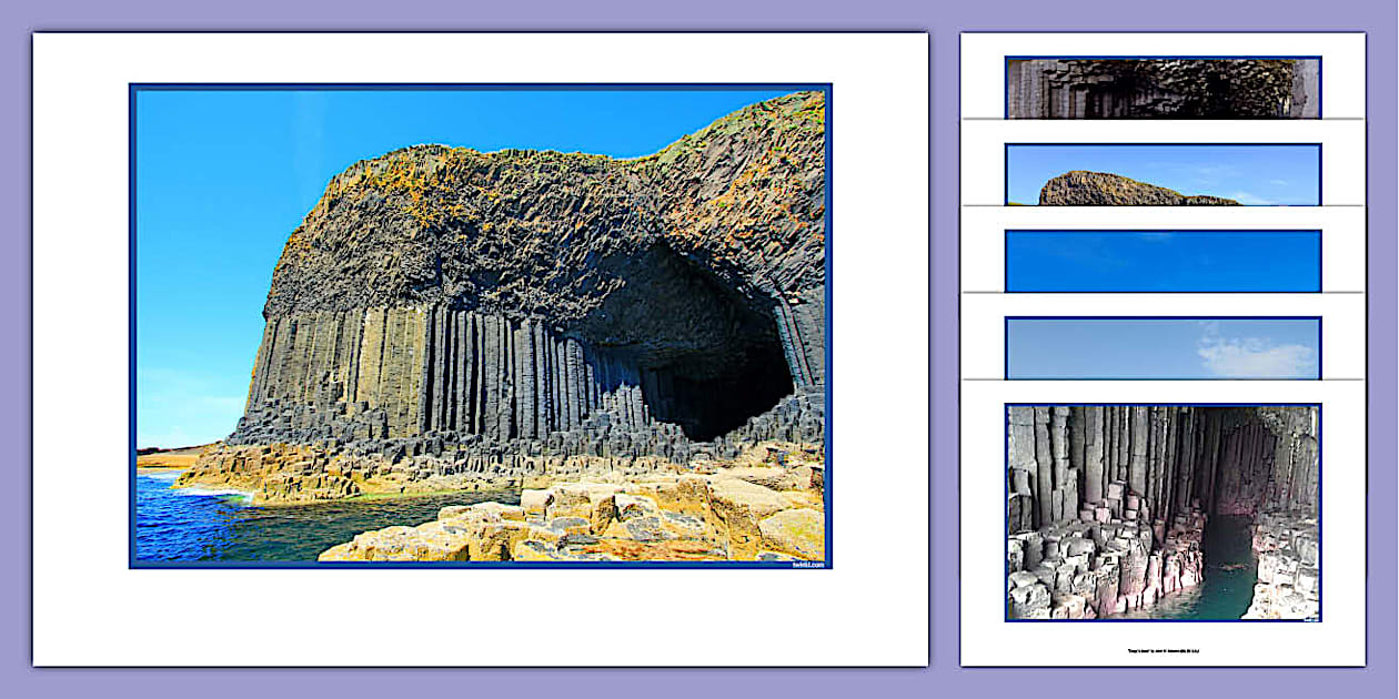 Fingal's Cave Display Photo Pack (Teacher-Made) - Twinkl