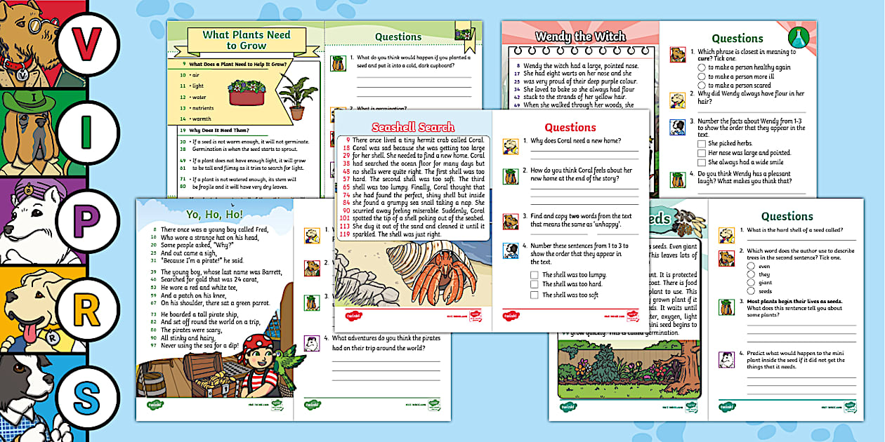KS1 60-Second Reads Bumper Pack (teacher made) - Twinkl