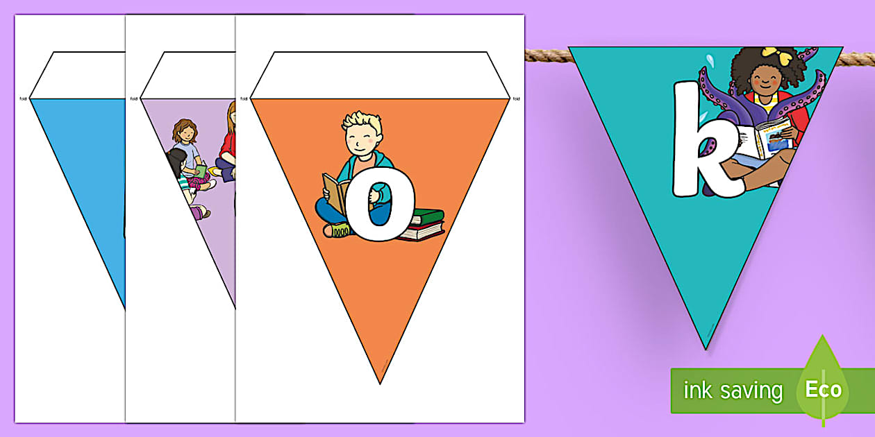 Book Reading Corner Display Bunting (teacher made) - Twinkl