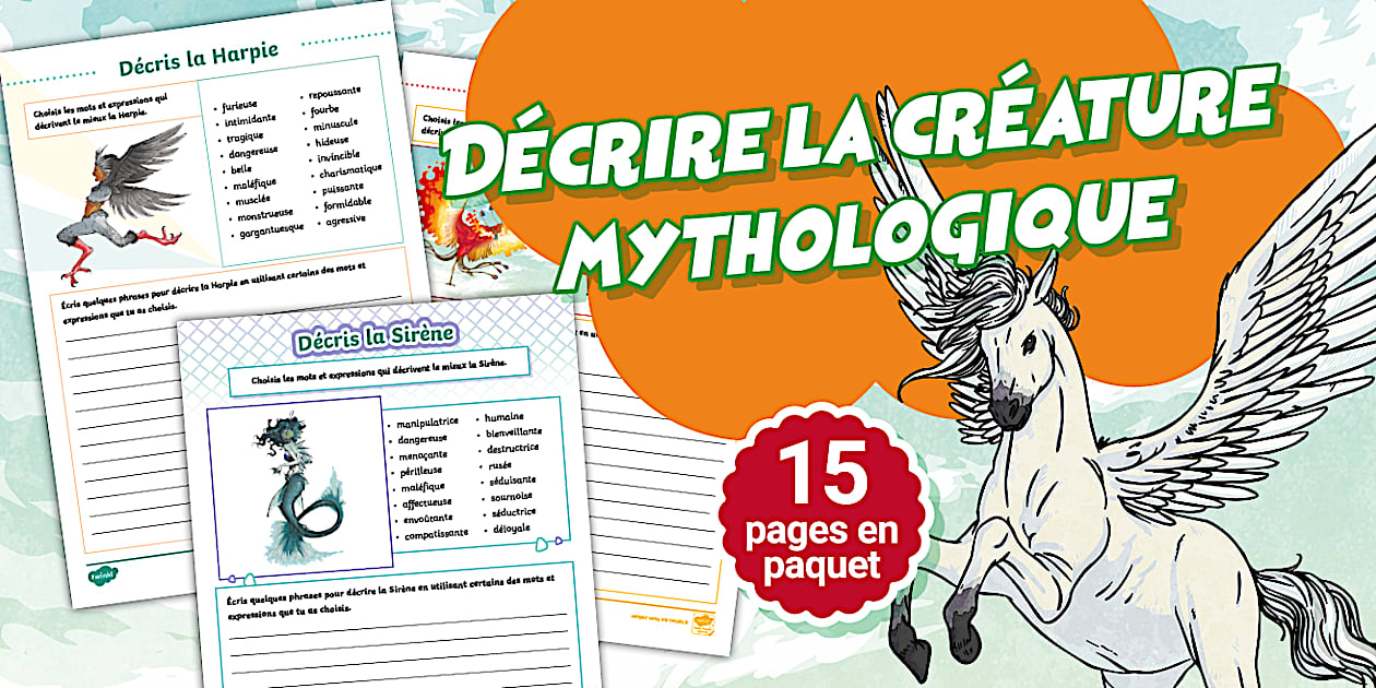 Décrire la créature mythologique