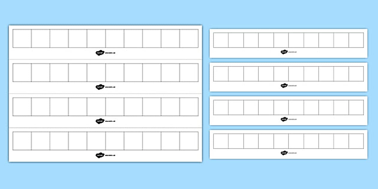Blank Number Track (Large) (teacher made) - Twinkl