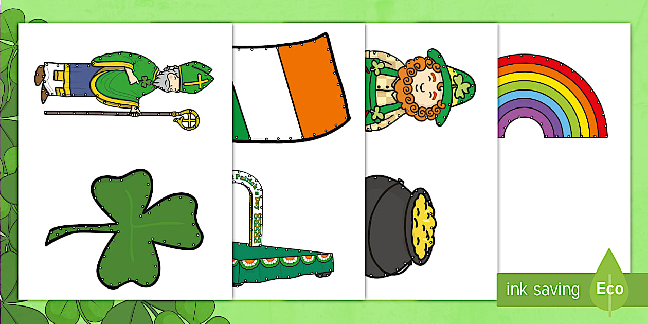 St. Patrick’s Day Lacing Card | Kindergarten Resource