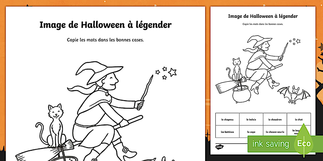 Vocabulaire d'Halloween et des sorcières | Ressources pédagogiques