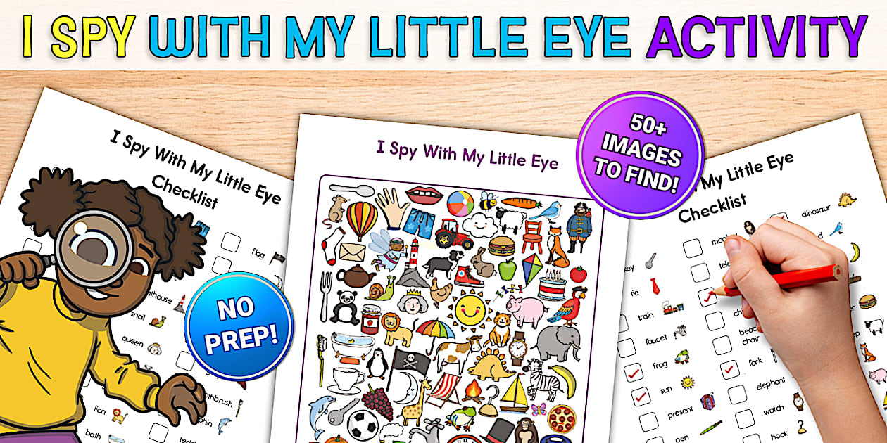 I Spy Printable PDF | Key Skills Game | Letters and Sounds