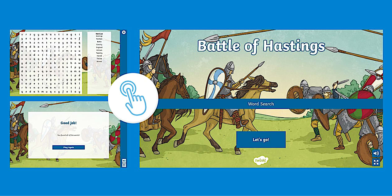 Interactive Battle of Hastings Word Search | Twinkl - Twinkl
