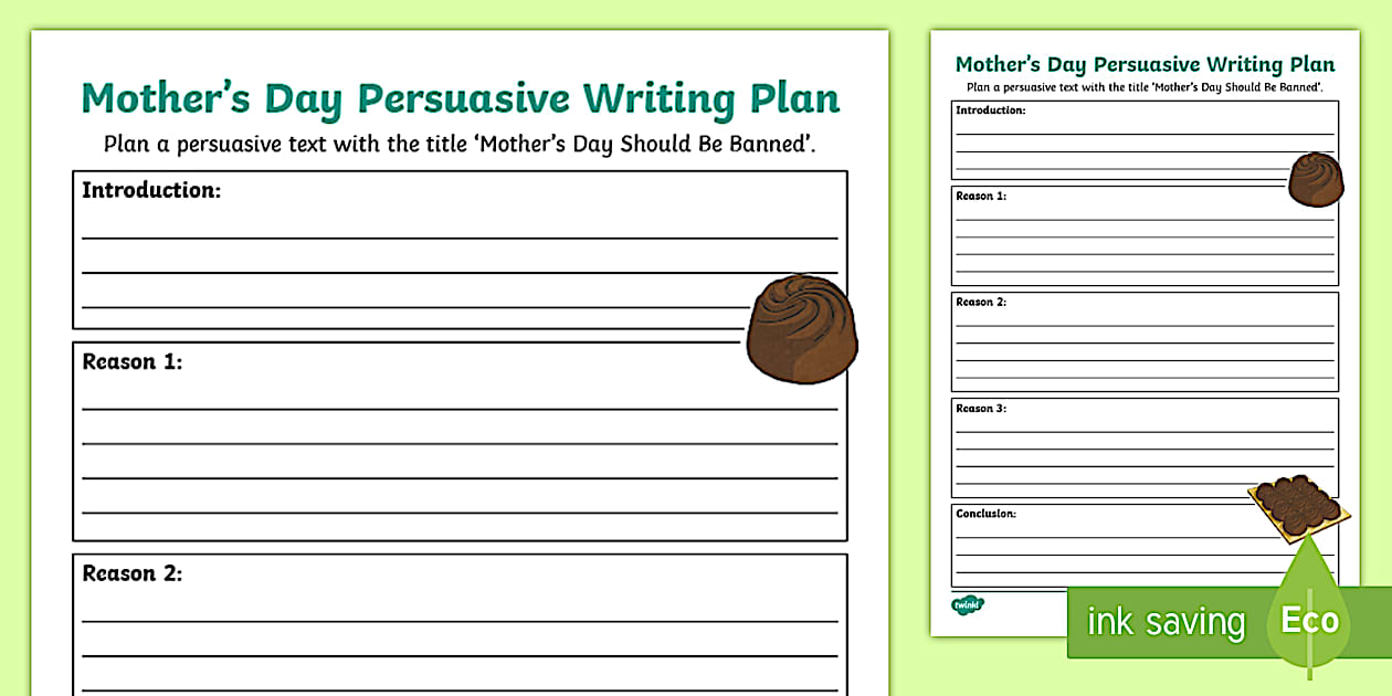 Mother’s Day Persuasive Writing Template | Twinkl Resources
