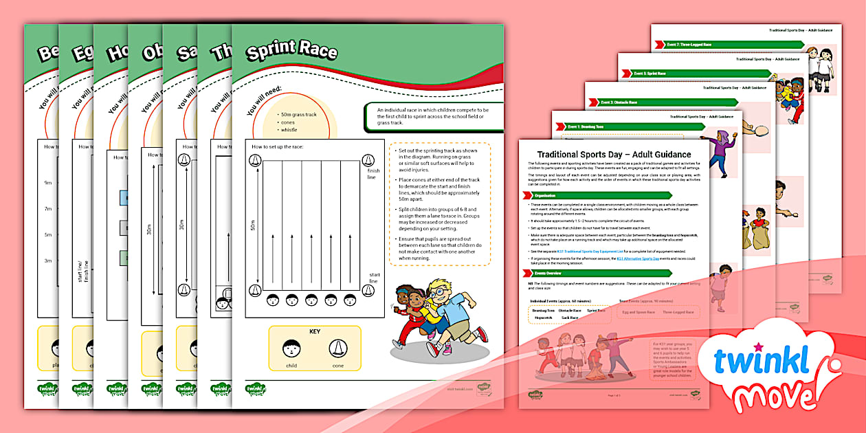 KS1 Traditional Sports Day Ideas Pack I Twinkl Move PE