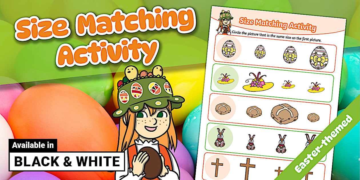 Easter Size Matching Worksheets