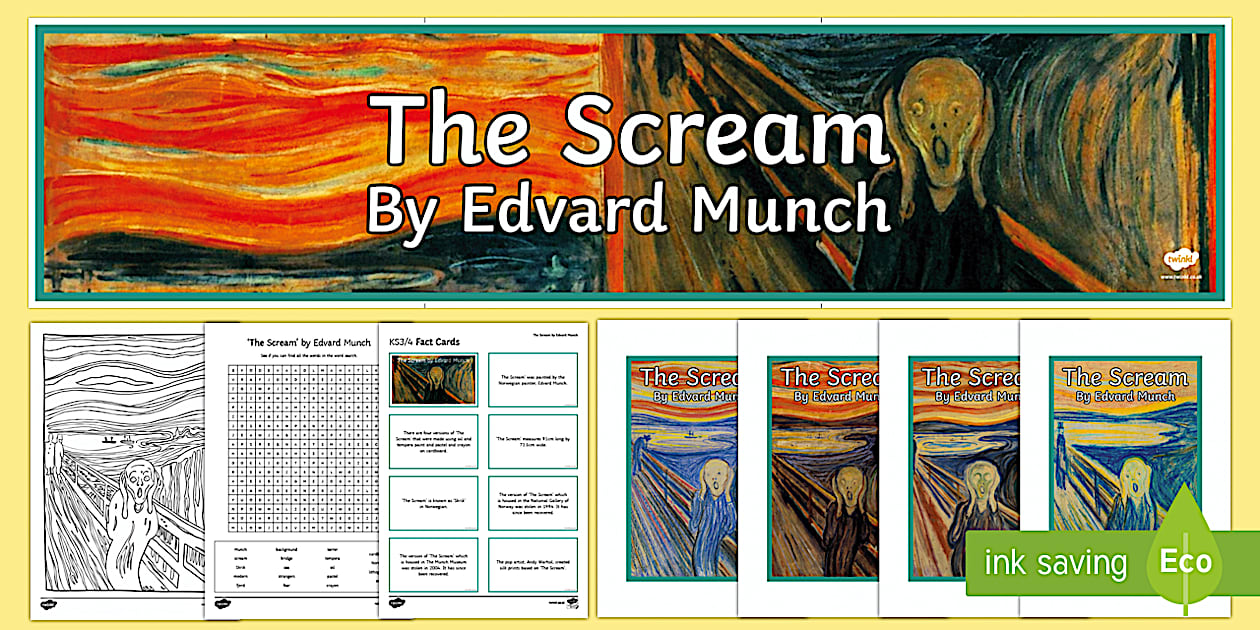 The Scream Lesson Pack - Who is Munch - Twinkl Art Resources