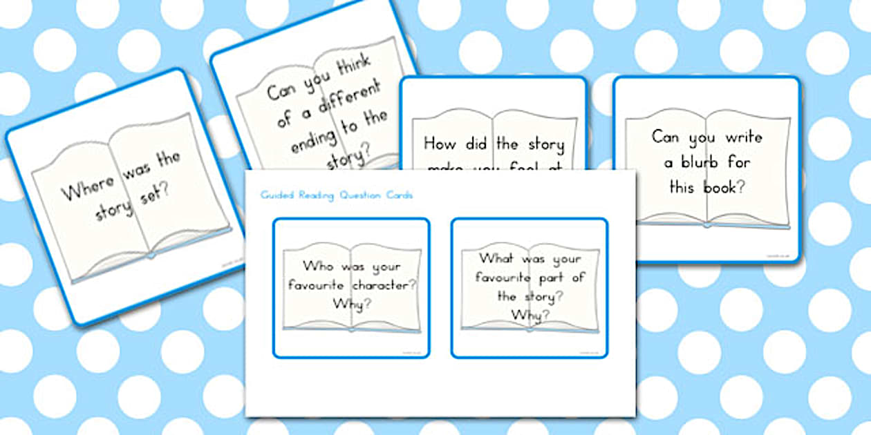 Guided Reading Cards (teacher made) - Twinkl
