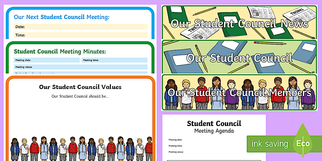 ROI Student Council Display Pack (teacher made) - Twinkl