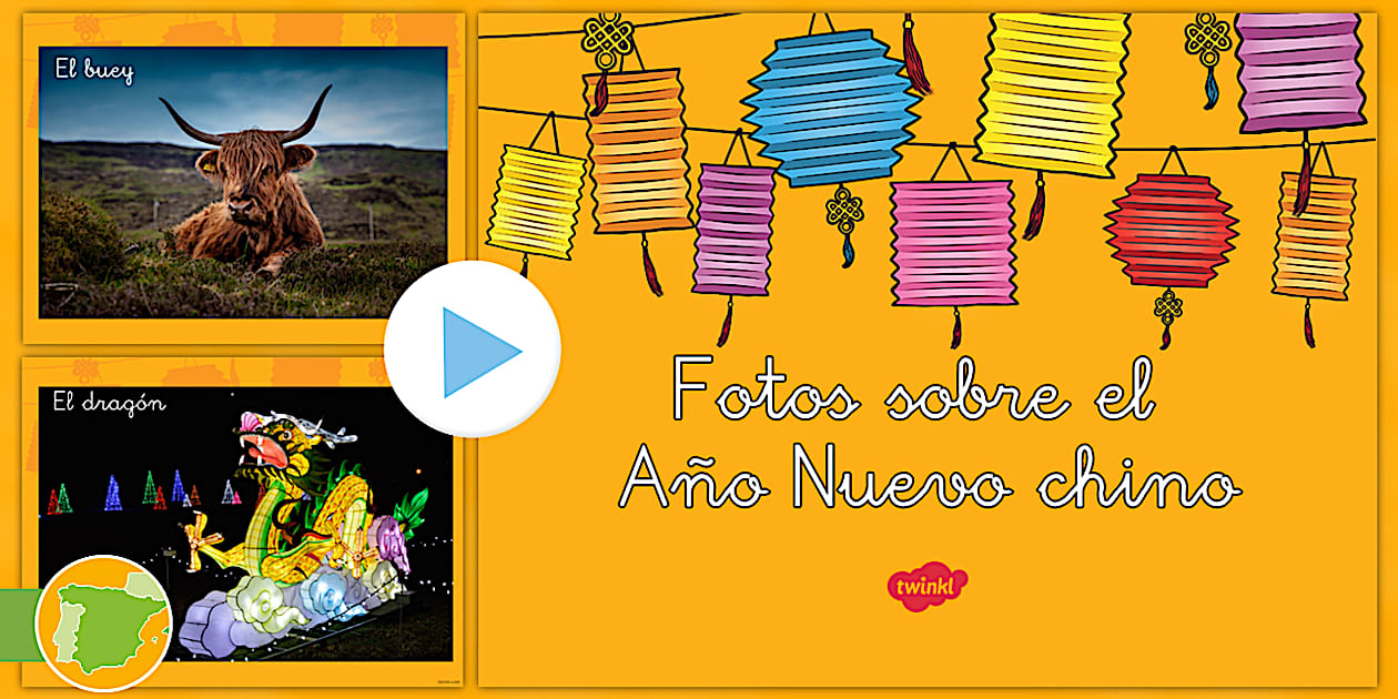 Presentación - Fotos sobre el Año Nuevo chino - Twinkl