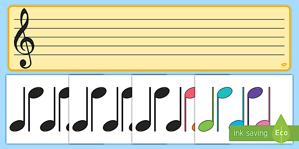 Notele Muzicale și portativul | Resurse Twinkl România