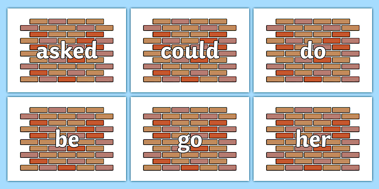Editable Tricky Words on Wall (teacher made) - Twinkl