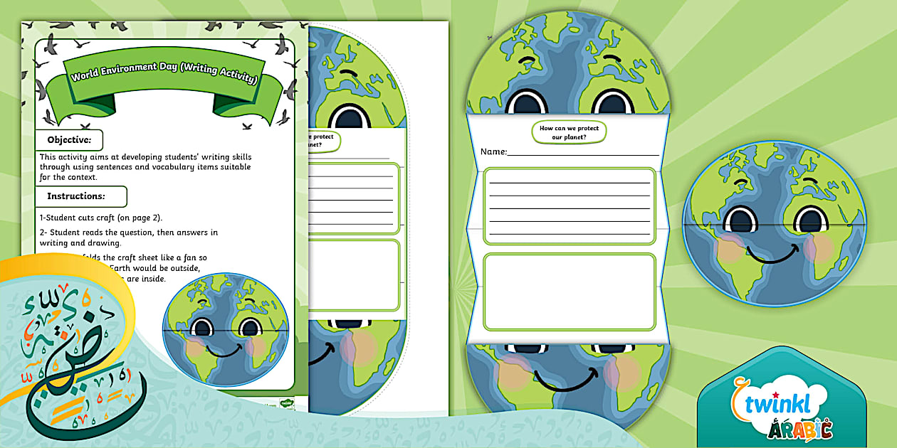 How to Protect our Planet Ready-Made Card-2 (Teacher-Made)