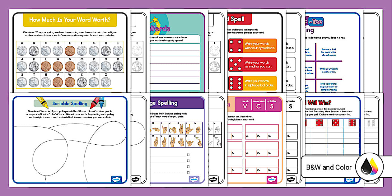 Spelling Activities Pack (teacher made) - Twinkl