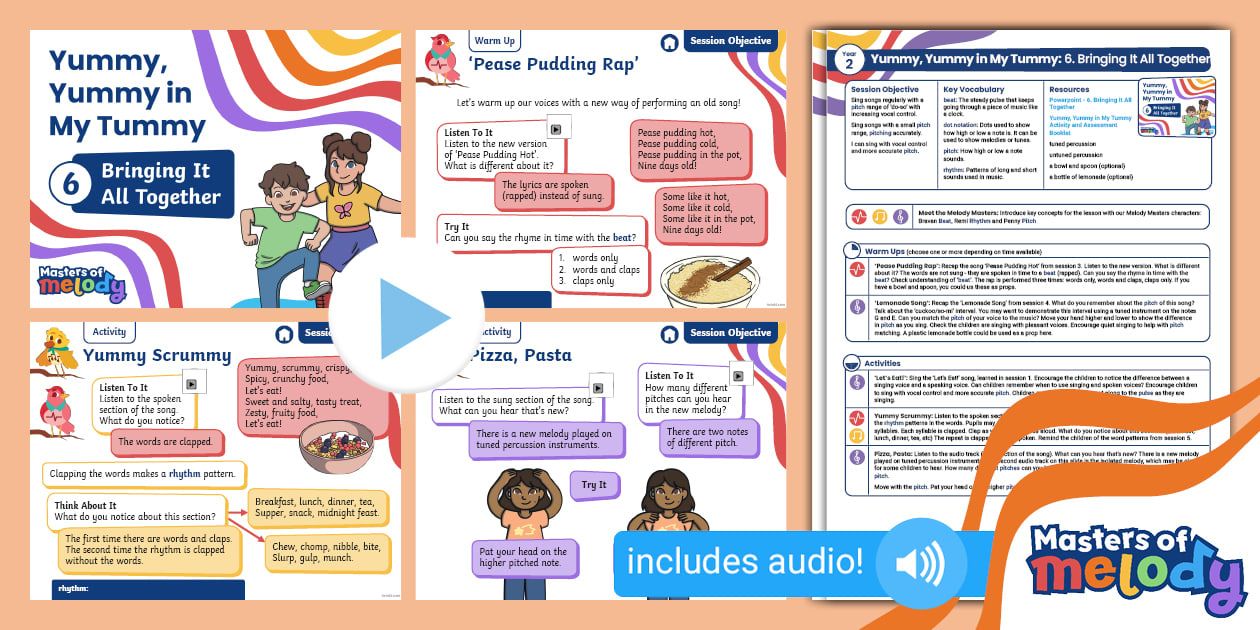 👉 Year 2 Yummy, Yummy in My Tummy Session 6 - Twinkl