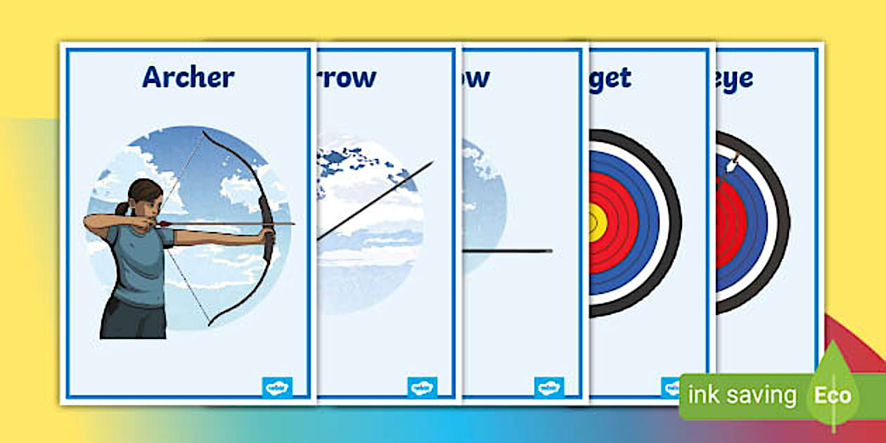 Archery Display Posters (teacher made) - Twinkl