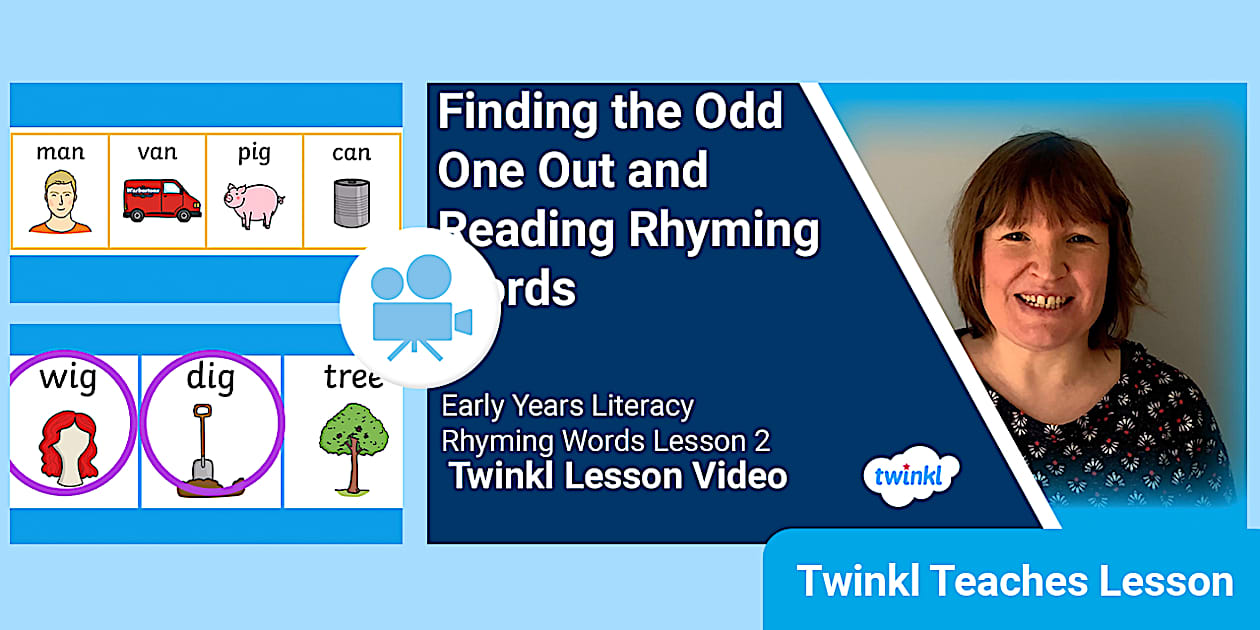 Rhyming Words Video Lesson 2 | Early Years Literacy Tutorial