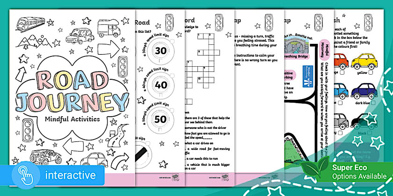 Road Journey Mindful Activities | Parent Wellbeing Ideas