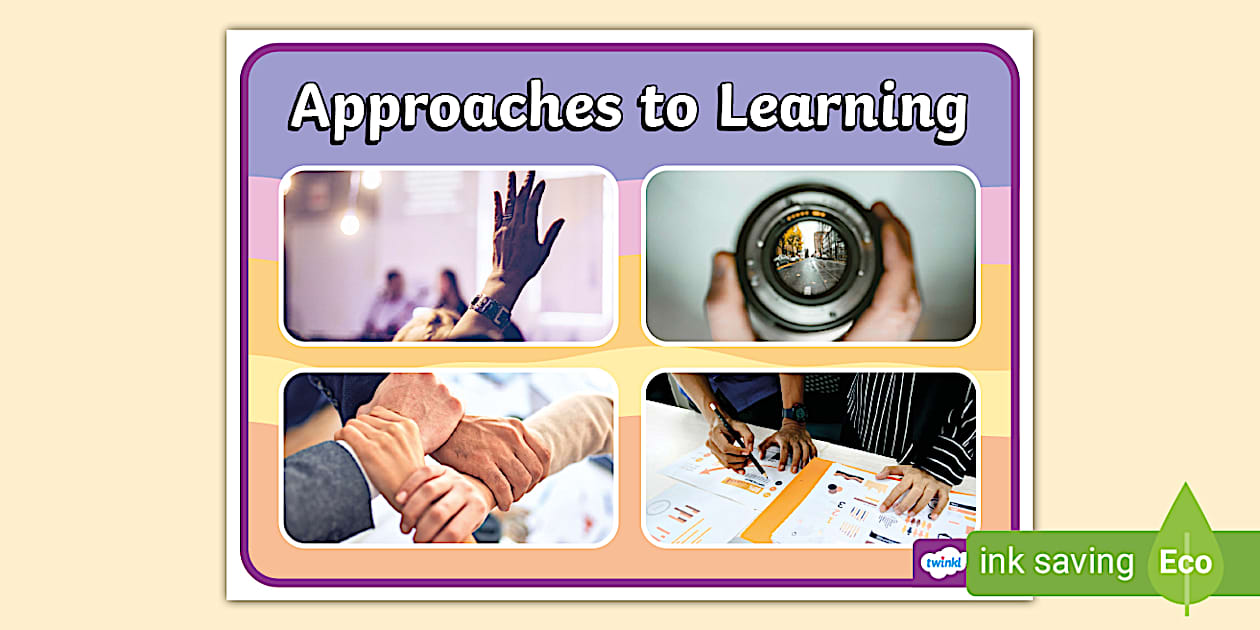 Approaches to Learning Photo Display Poster (teacher made)