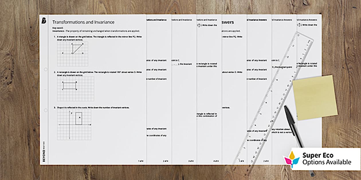 👉 GCSE Transformations & Invariance Worksheet | GCSE Maths