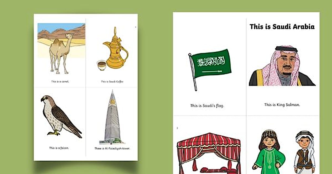 Symbols of Saudi Arabia- National Day/ Founding Day Booklet