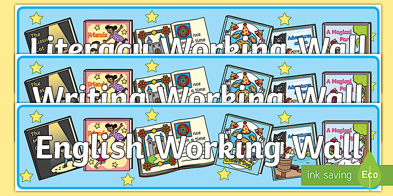 Cursive Year 1 English Working Wall Display Banner - Twinkl