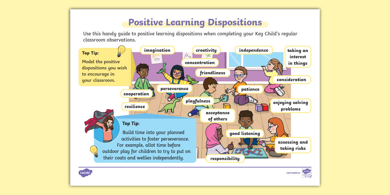 Positive Learning Dispositions (teacher made) - Twinkl