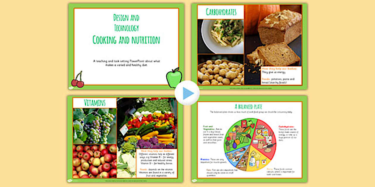 Cooking and Nutrition PowerPoint | Food Resources - Twinkl