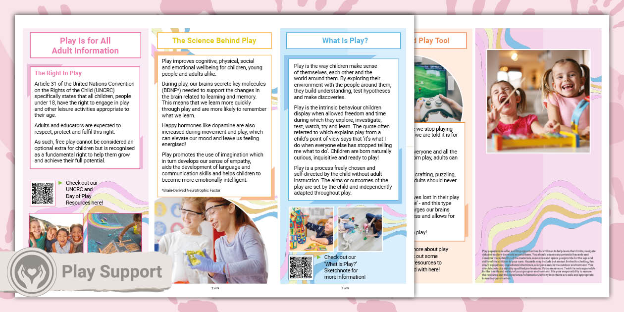 Play for All - Adult Information Leaflet (teacher made)