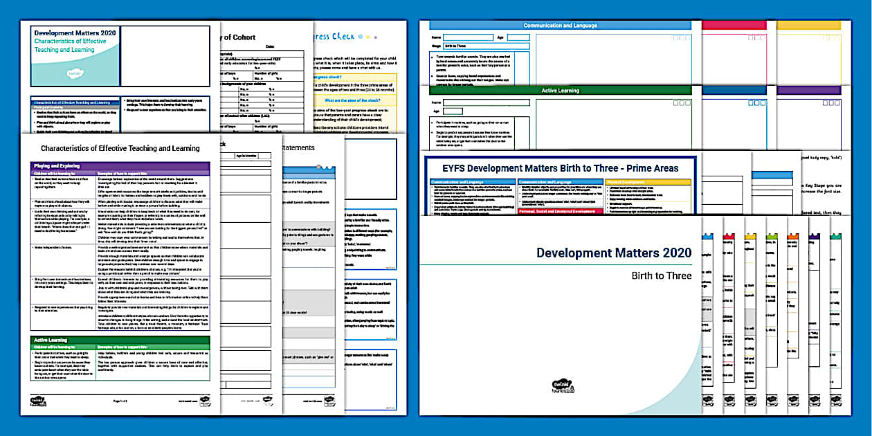 EYFS Birth to Three Assessment Pack (teacher made) - Twinkl