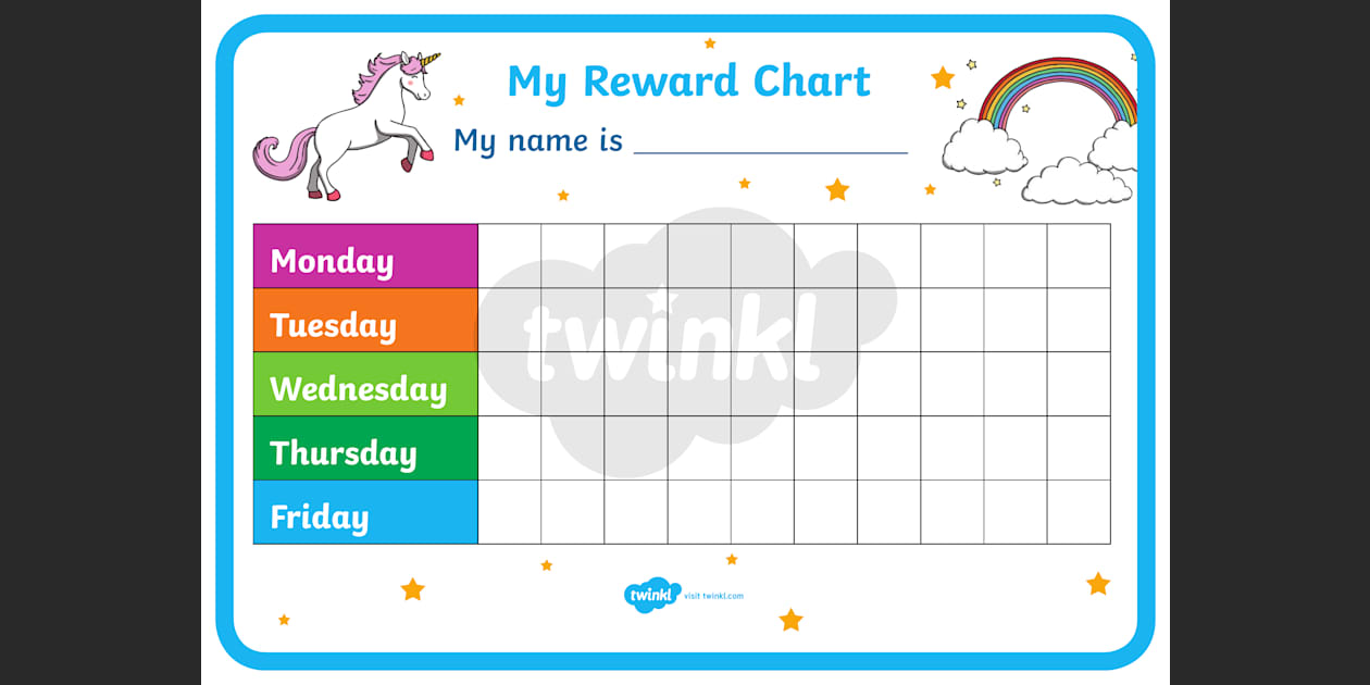 printable tick chart