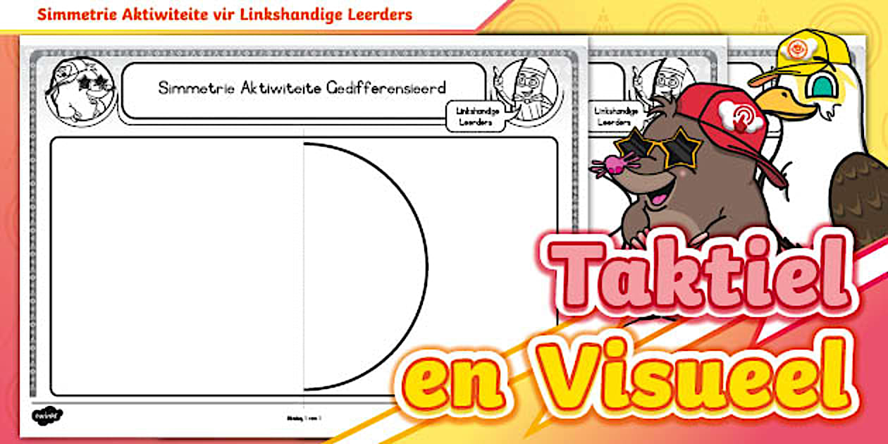 GF Wisk - Simmetrie Linkshandig Gedifferensieerde - Aktiwiteit (KABV-belyn)