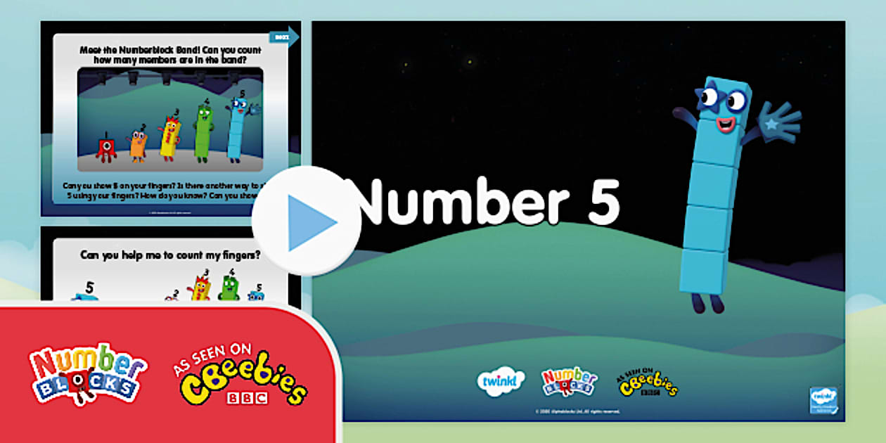 👉 Numberblocks: Number Five's Band PowerPoint - Twinkl