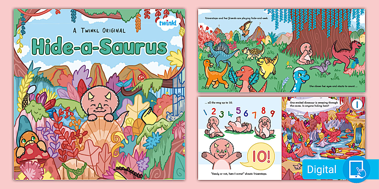 Hide-a-Saurus eBook (teacher made) - Twinkl