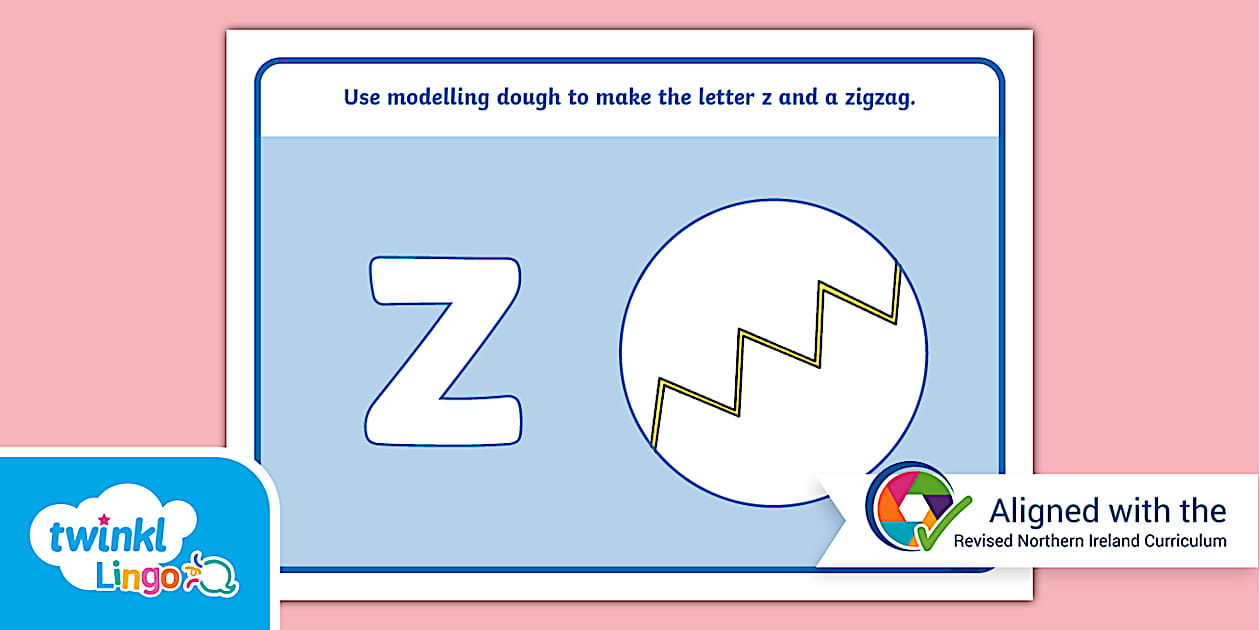 'z' Dough Mat (Teacher-Made) - Twinkl