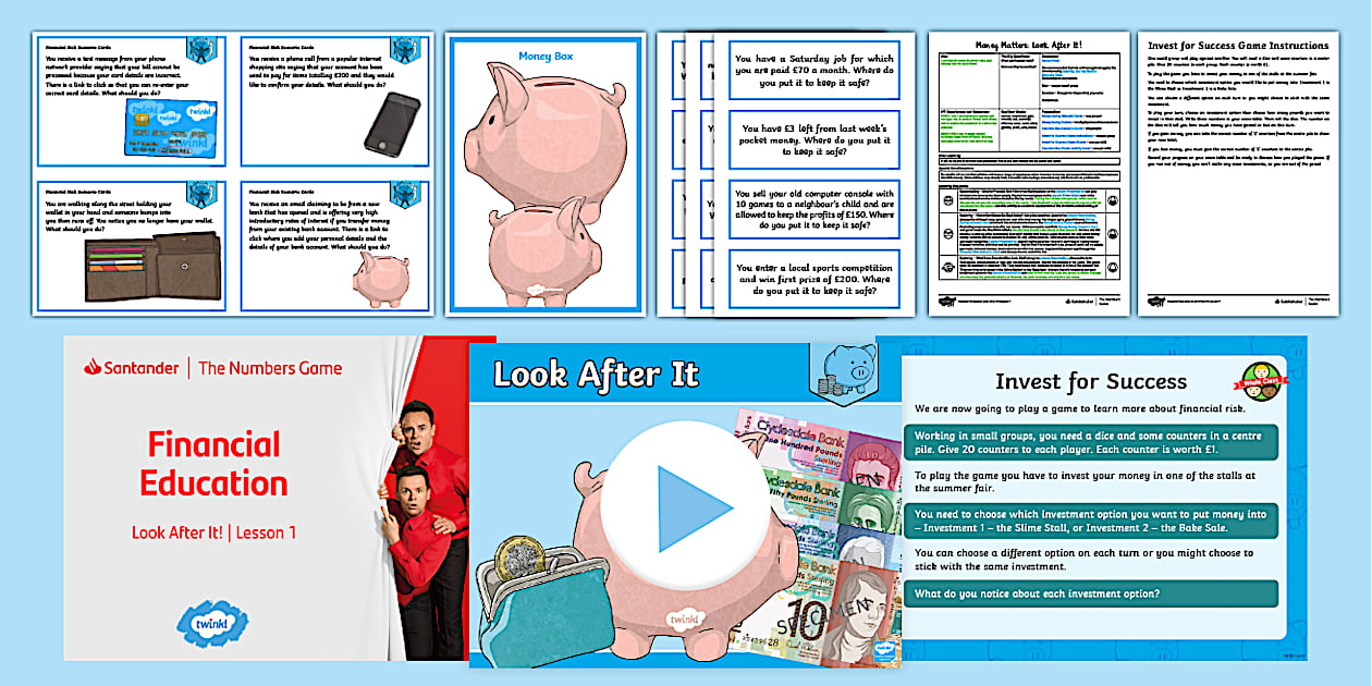 FREE! - CfE Financial Education Lesson 1: Look After It! Lesson Pack – Ages