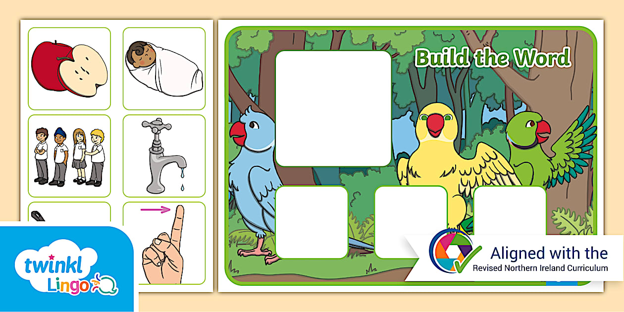 Linguistic Phonics Stage 1 s, a, t, p, i, n Word Building