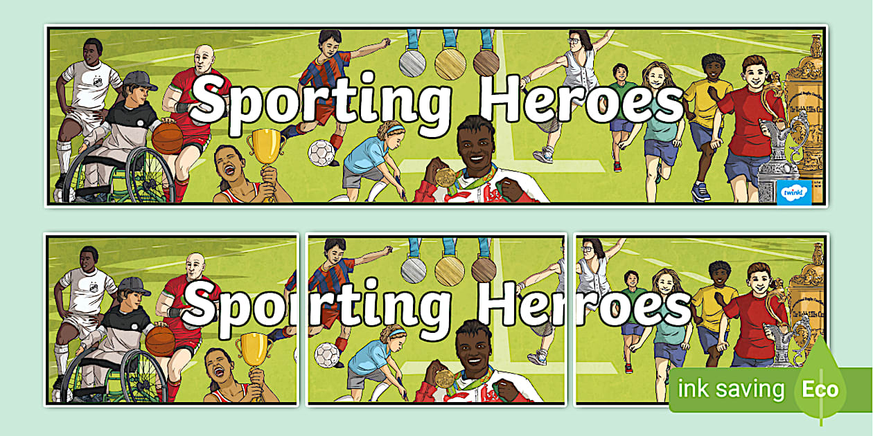 Sporting Heroes Display Banner