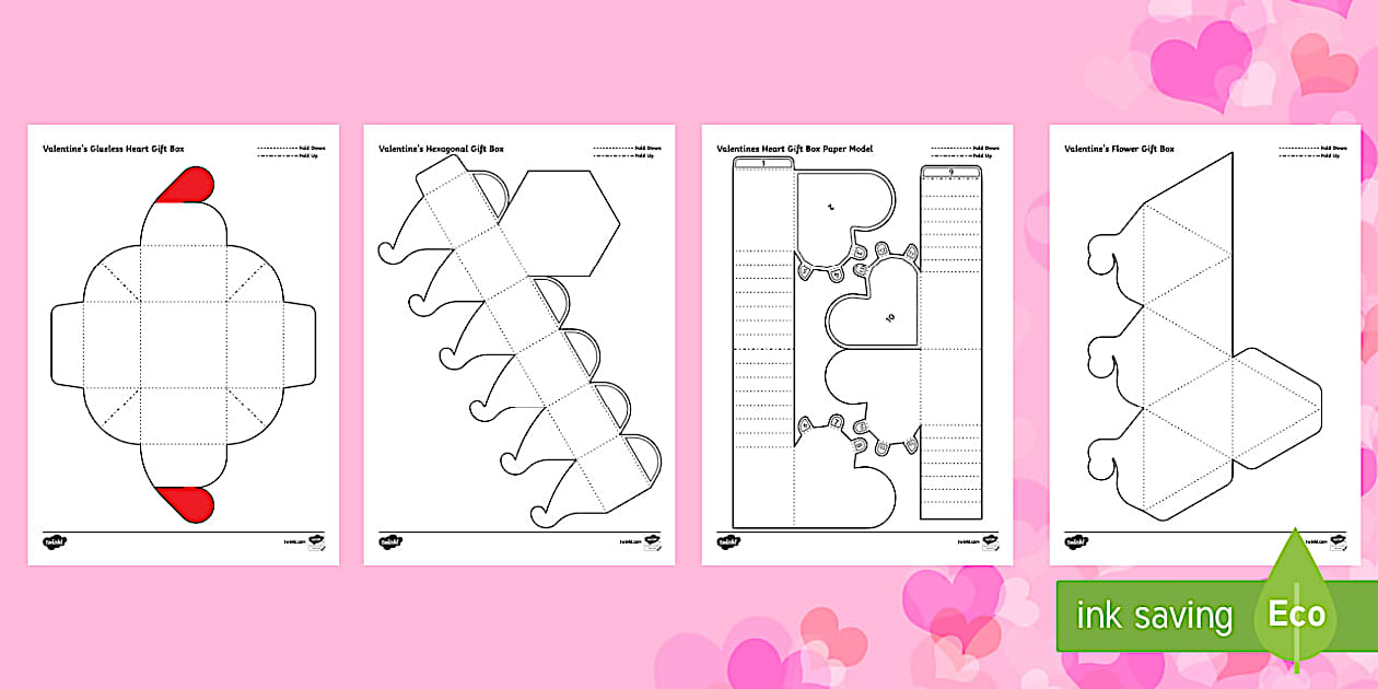 Valentine’s Gift Box Craft Activity Pack | Twinkl Crafts